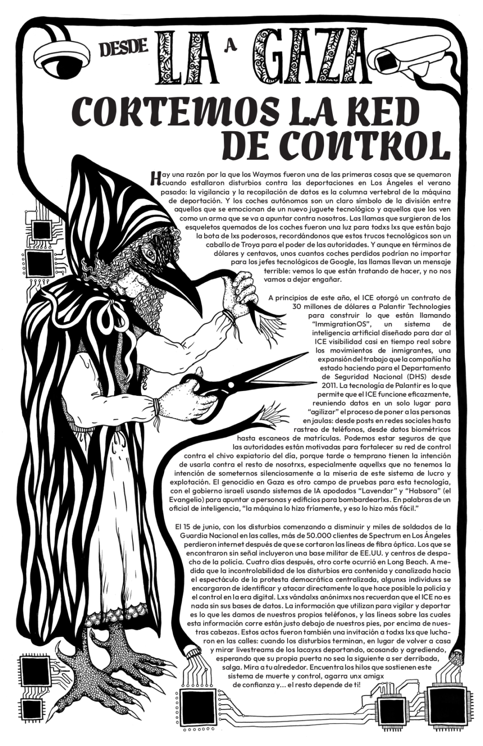 Poster: Let’s Cut the Net of Control (English / Español) | Act for ...